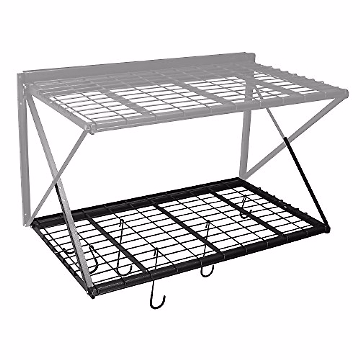 Proslat 63020 ProRack Heavy Duty Secondary Shelf, Charcoal Granite, 48" x 28"