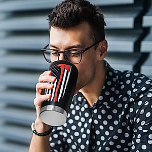 Firefighter Gifts For Men - 20oz Stainless Steel Tumbler for Dad from Daughter Son - Cool Birthday Gifts For Husband from Wife - Christmas Gifts for Firefighter Boyfriend, 1 Piece