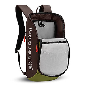 Sherpani Switch, 15L Lightweight Travel Hiking Backpack, Hydration Backpack, Backpack Purse for Women, Daypack for Women, Fits 13 Inch Laptop (Cactus)