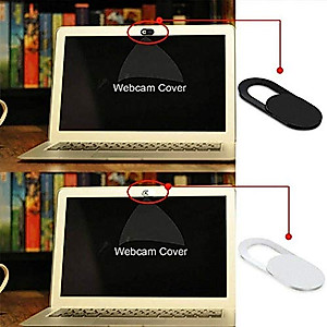 SXRC Webcam Cover, Ultra-Thin Camera Blocker Slider,Webcam Cover Slide Compatible with Laptop, Desktop, PC, Smartphone,Protect Your Privacy and Security - White