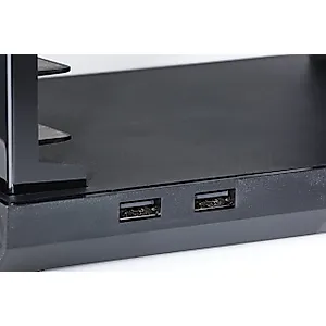 Snakebyte XBOX One Charge Tower Pro - Twin Docking Station with Games Tower for 15 Games, Charger and Battery Packs for 2 Controllers and 2 USB Ports / Gamepad for XBOX One USB Charging Station