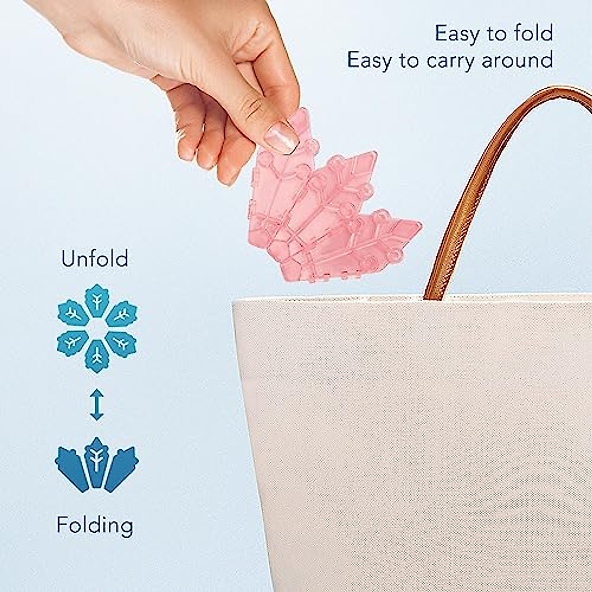 Coffee Strainer, Easy To Use Foldable Portable Snow Shaped Coffee Filter Machine For Drinks (Pink)