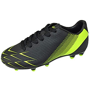 Vizari Ranger Outdoor Firm Ground Kids Soccer Cleats | Athletic Football Shoes for Boys and Girls | Professional Futsal Football Training Soccer Shoes (Toddler/Little Kid/Big Kid)