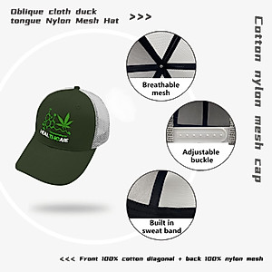Weed Cannabis 420 Dad Hats THC Healthcare Baseball Caps, Vintage Dad Hat for Women