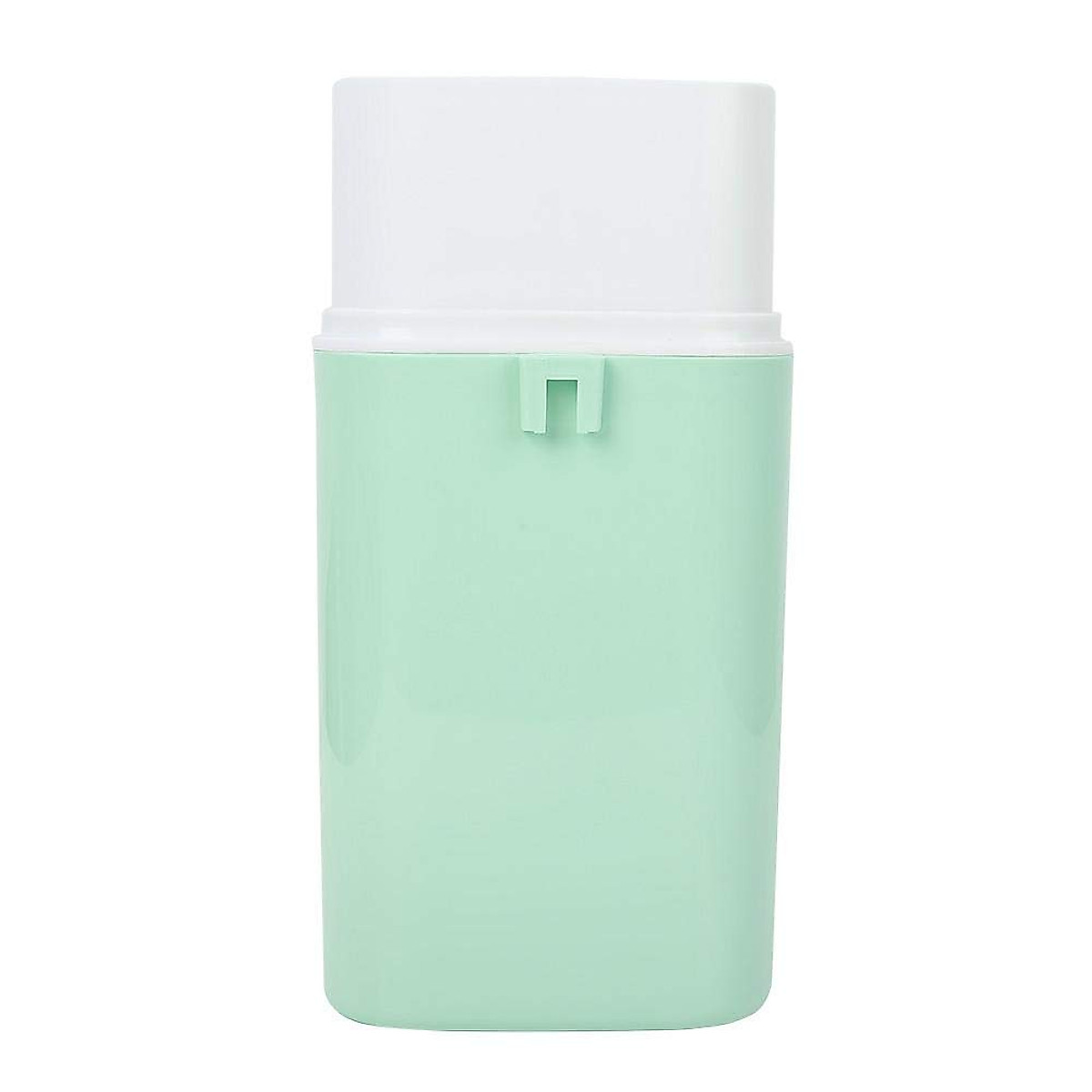 Detachable Kitchen Utensil Holders, 4 Compartment Plastic Wall-Mounted Chopsticks Flatware Caddy Holder with Cover for Cutlery(Green)