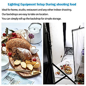 Food Photography Background Set 3pcs 34x21inches/54x84cm Flat Lay Photoshoot Backdrop Double Sided for Photo Studio Product Jewelry Tabletop Blogger Pictures Props, 6 Patterns