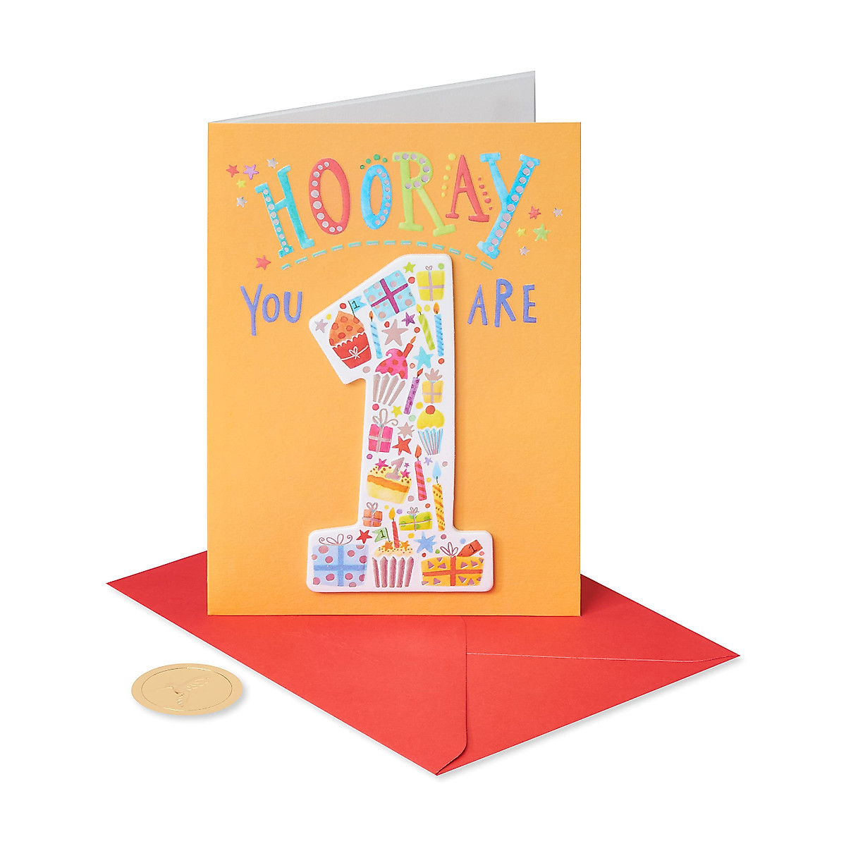 Papyrus 1st Birthday Card (Something To Celebrate)