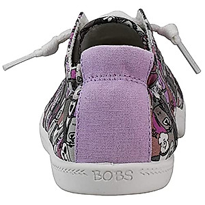 Skechers BOBS Women's Beach Bingo-Dog House Party Sneaker Lavender/Multi 9 Wide