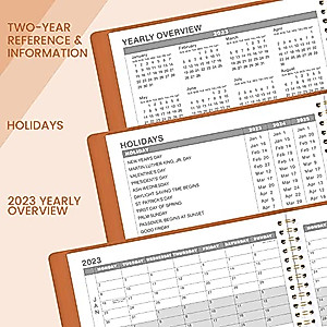 Weekly Appointment Book 2023 - Daily Hourly Planner 2023, January 2023- December 2023, 8.4" x 10.6", 15-Minute Interval, Flexible Soft Cover, Twin-Wire Binding, Perfect for Your Life