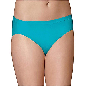Fruit Of The Loom Womens Breathable Underwear, Moisture Wicking Keeps You Cool & Comfortable, Available Plus Size Bikini Style, Micro Mesh - Bikini - 6 Pack - Colors May Vary, 7 US