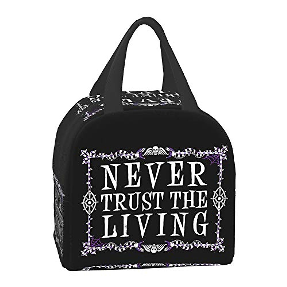 antcreptson Never Trust The Living Oxford Cloth Waterproof Thick Insulation Bag Picnic Bag Large Portable Lunch Box Bag Frozen Bag Insulation Package