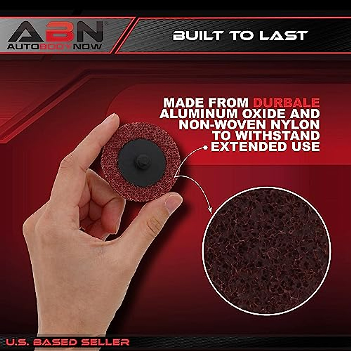 ABN Surface Conditioning Discs - 2in, Medium Grit, 25-Pack, Best Value