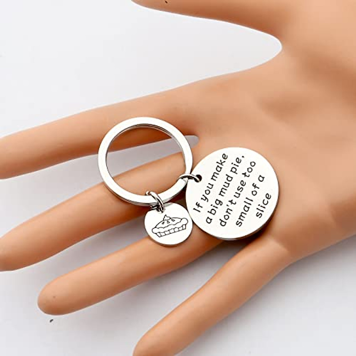 ITYSL Inspired Keychain Netflix Show Gift Comedy Lover Gift TV Show Fans Gift (make a big mud pie)