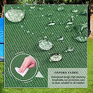 Outraveler Patio Folding Chaise Lounge,Outdoor Lounge Chair Sunbed,Camping Cot,Green