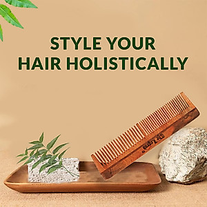The Legend Organic Pure Neem Wood Comb (Neem Comb)