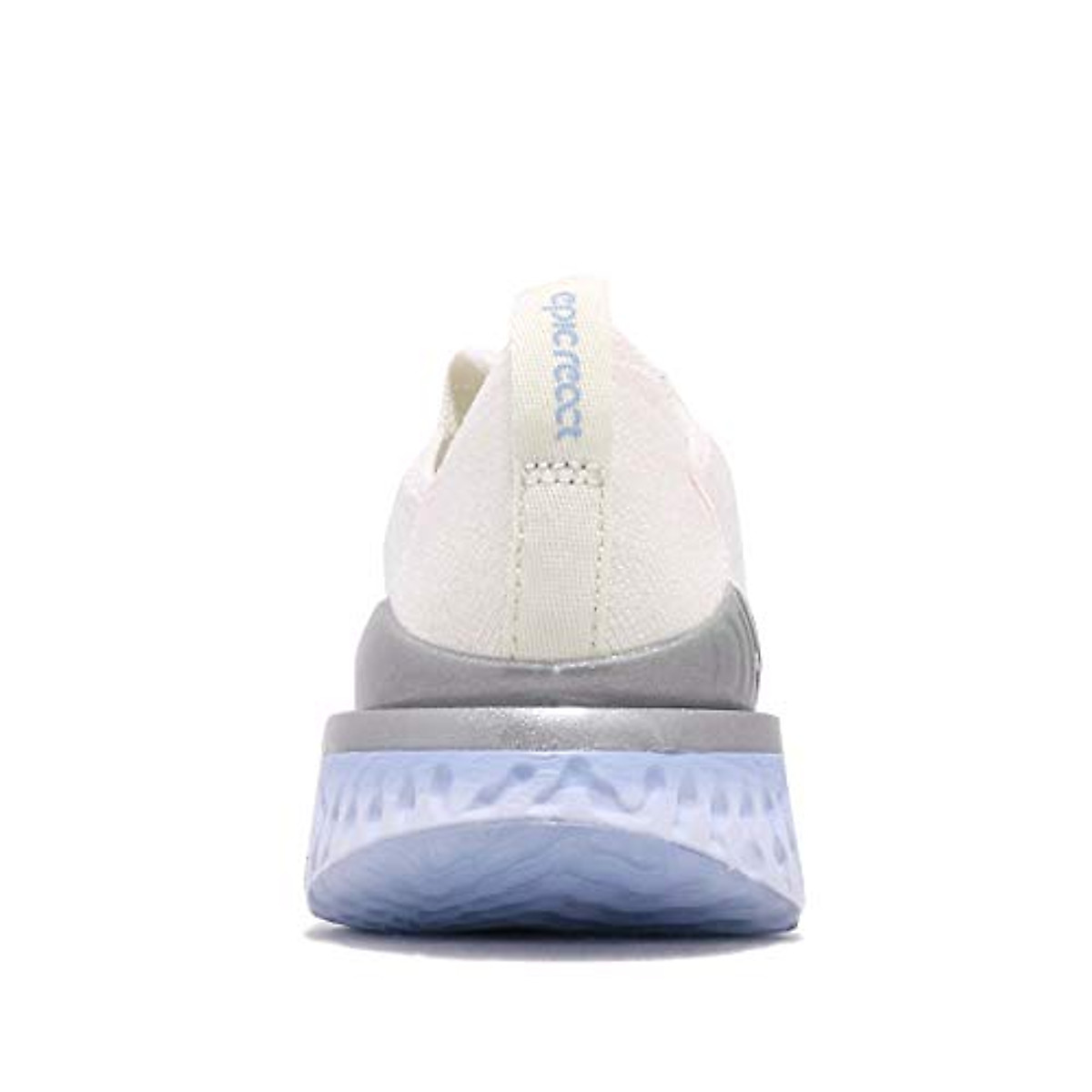 Nike Women's Epic React Flyknit 2 Running Shoe Sail/Aluminum/Metallic Silver/Sail 8 M US