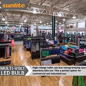 Sunlite 82109 LED A23 Light Bulb, 26 Watts (300w Equivalent), High Output, 4000 Lumens, Medium E26 Base, 120-227 Multi-Volt, Non-Dimmable, UL Listed, 4000K Cool White