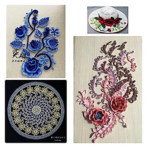 golo Crochet Yarn Cotton Size 10 Cotton Knitting Thread Yarn for Crochet (Clove Red) 6-191