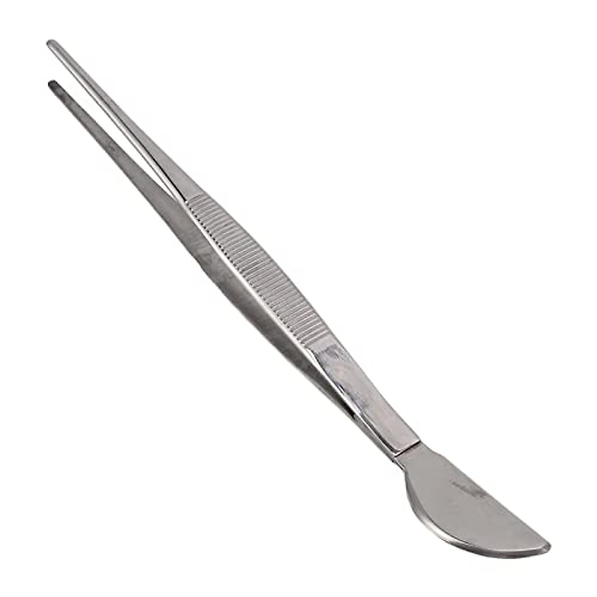 VINGVO Bonsai Tweezers, Edges Bonsai Tweezers Tool Ergonomic Handle Wear Resistant Rust Proof (Straight)