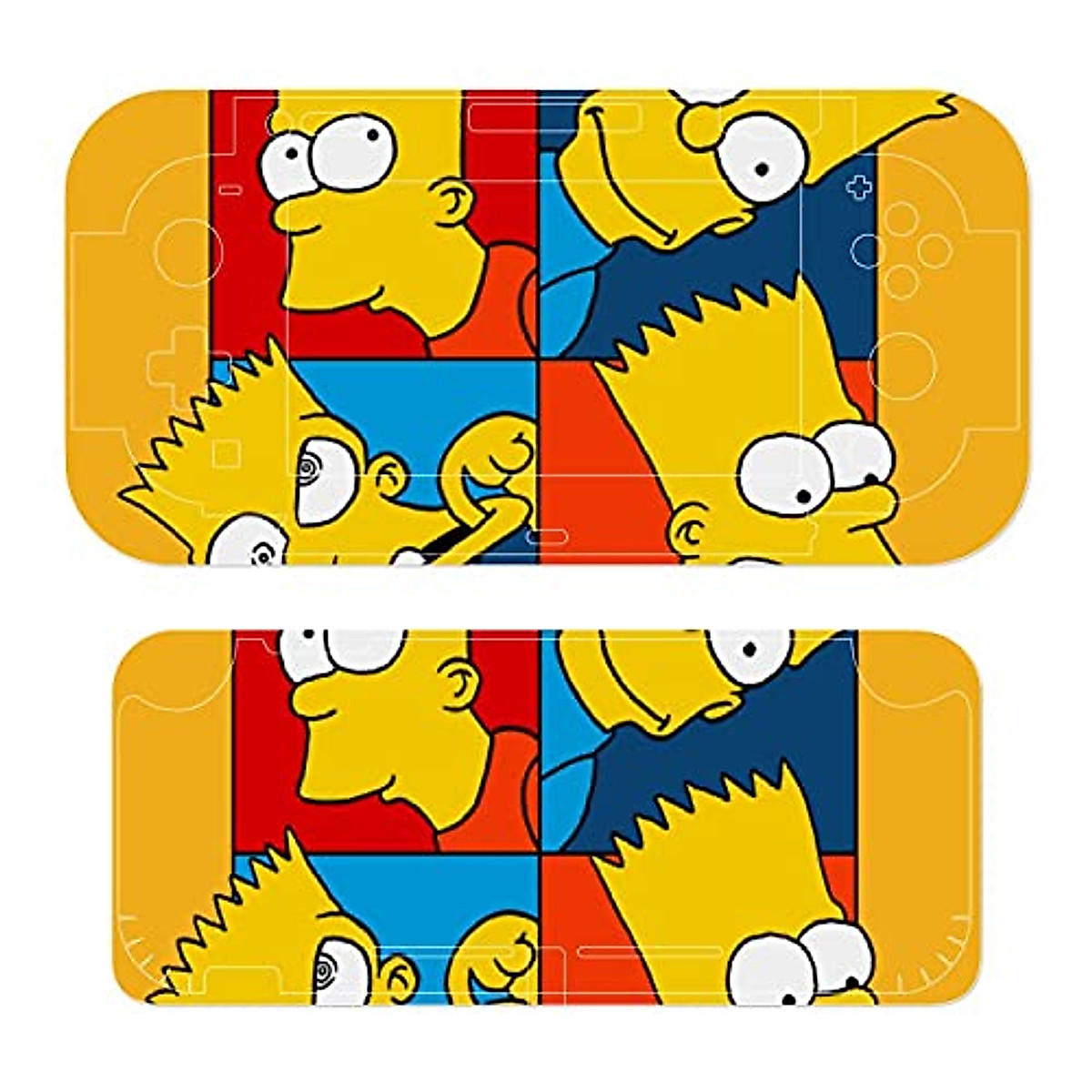 Rose Gold Marble Design Watercolor Gradient Texture Anime Vinyl Skin Decal Sticker, Suitable for Switch, Switch lite Game Console Protection Set