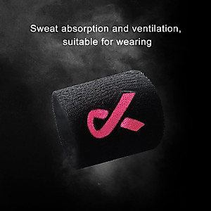 2 Pairs Breast Cancer Awareness Sweatband Pink Ribbon Wristbands Football Wristbands Baseball Wristbands Sports Wristbands for Football Tennis Basketball Baseball Running,Breast Cancer Awareness Gifts