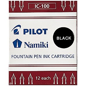 PILOT Namiki Ink Refill Cartridge Black 12Pk