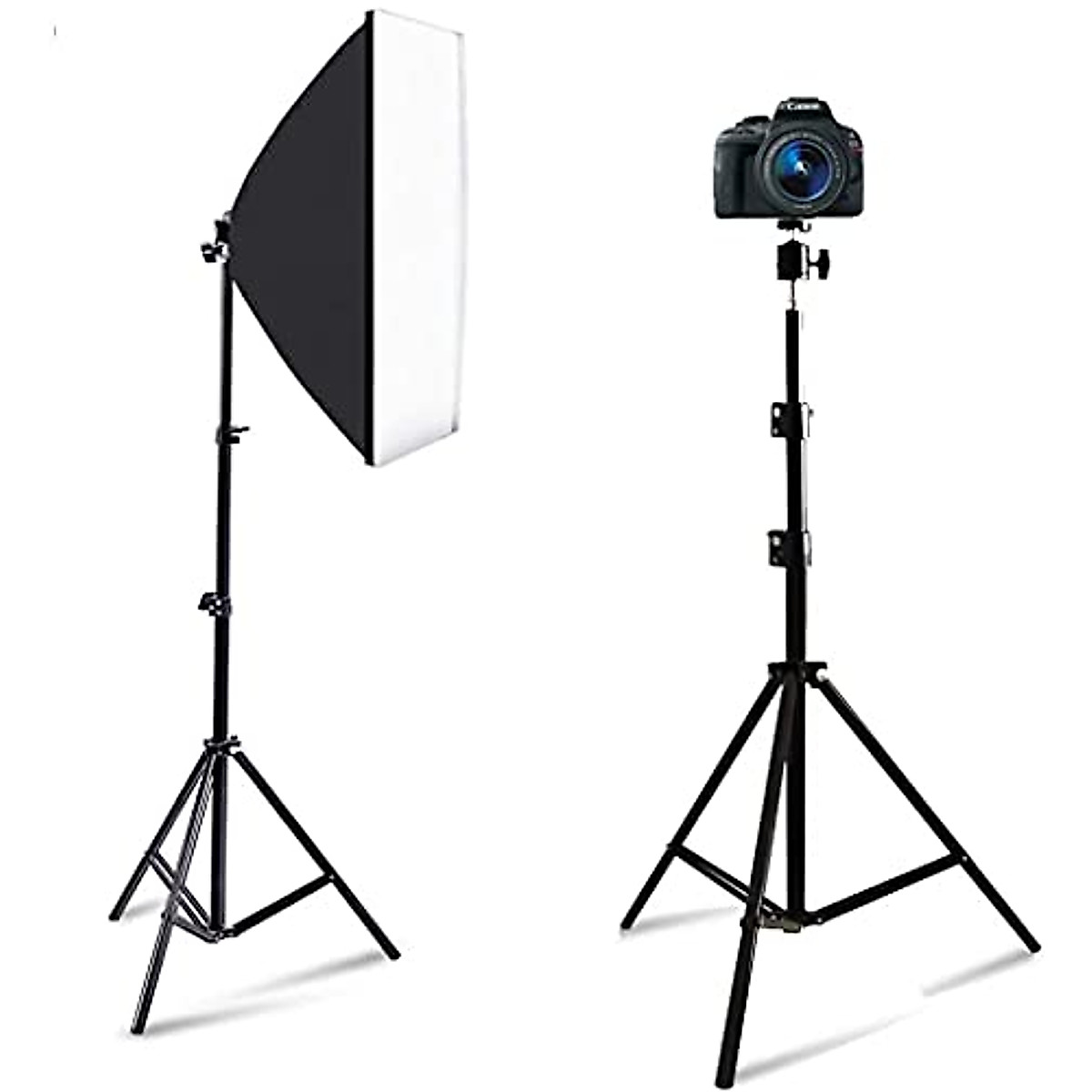 Tripod Stand, Mini Projector Stand,Lightweight Portable Projector Photography Stand Camera Tripod Adjustable Height 20" to 61" Floor Stand Holder, inculded 360° Rotatable Head Ball (Withstand 3pound)