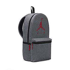 Nike Air Jordan Jumpman Backpack (One Size, Carbon Heather/Gym Red)