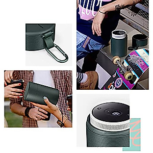 Samsung The Freestyle Projector, Up to 100" Screen, Smart TV, 360 Degree Sound (SP-LSP3BLAXZA) Bundle with The Freestyle Projector Carrying Case (Green), 2YR CPS Protection Pack and HDMI Cable