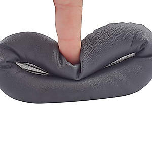 WH-CH700N Replacement Earpads Protein Leather Ear Pad Ear Cushion Ear Cups Ear Cover Earpad Repair Parts Compatible for Sony WH-CH700N Headphone (Black)