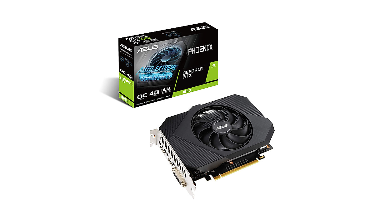ASUS Phoenix GTX 1650 OC Gaming Graphics Card – Compact Power for Gaming