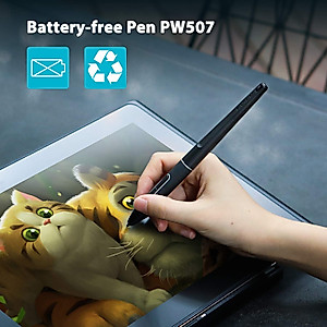 HUION PW507 Battery-Free Stylus for Huion Kamvas PRO 12, Kamvas PRO 13,Kamvas Pro 16, Kamvas 16 and Kamvas 20 Graphics Drawing Monitor