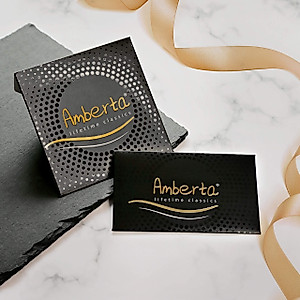 Amberta Women 925 Sterling Silver Anklet with Charms: Ankle Bracelet with Moons and Stars - 22 + 4 cm