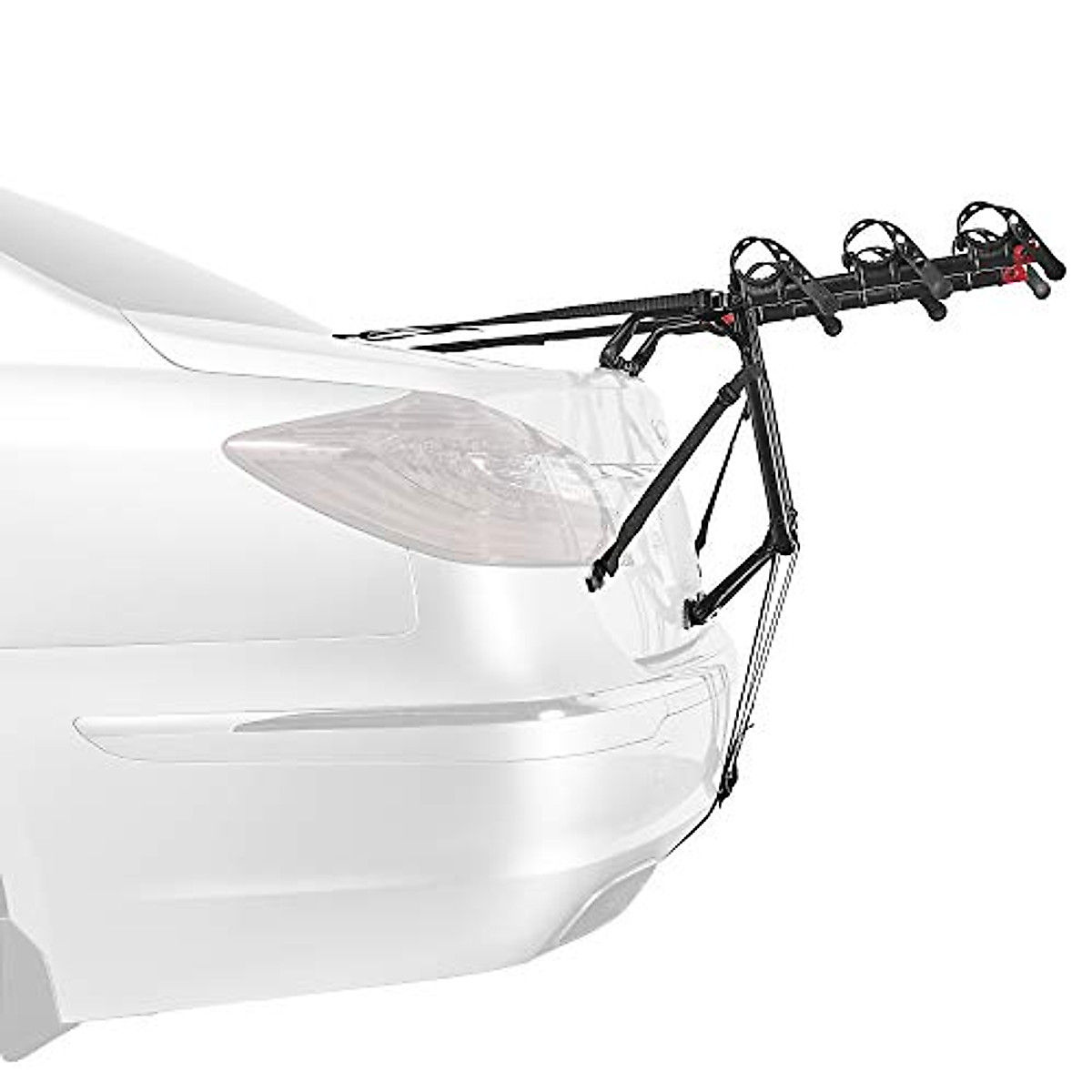 Allen Sports Premier 3-Bike Trunk Rack, Model S103 (Black and red)