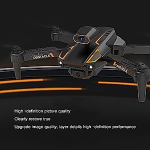 RKSTD Adult Kids Dual Camera Drone, HD FPV Camera Mini RC Quadcopter Drone Toy, With Intelligent Obstacle Avoidance, One Button Start/Return, Altitude Hold, Track Flight