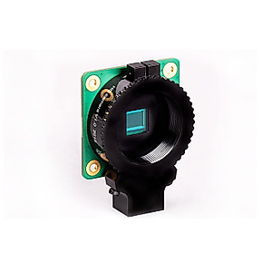 Raspberry Pi HQ Camera for Raspberry Pi 4B/3B+/3B/Zero/Zero Wireless/Jatson Nano,12.3MP IMX477 Sensor,High Resolution,Supports C- and CS-Mount Lenses,Alternative for Raspberry Pi Camera Module V2