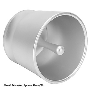 LiebeWH Dosing Cup, Dosing Cup Powder Dosing Rings Press Dosing Cup Feeder Part for 51mm Machine, Aluminium Alloy Coffee Powder Receiver Container, LiebeWHf1059gc3bx