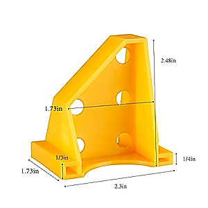 15PCS Upgrade Flooring Spacer, Laminate Wood Flooring Tools,Compatible w/Vinyl Plank, Hardwood & Floating Floor Installation etc,Hardwood Flooring w/1/4 & 1/3 Gap,Special Triangle Stay in Place