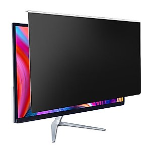 GUDTEKE Computer Privacy Screen Filter 24" Hanging Privacy Screen Protector Compatible Widescreen Computer Monitor with Aspect Ratio 16:9,Anti-Glare Privacy Screen Protector for 23.6" 23.8" Monitor