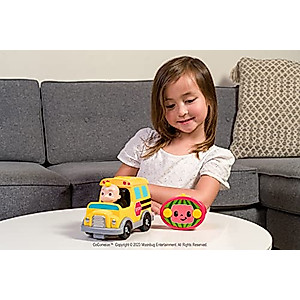 Jada Toys Cocomelon 7.5" School Bus RC Remote Control Car, Toys for Kids