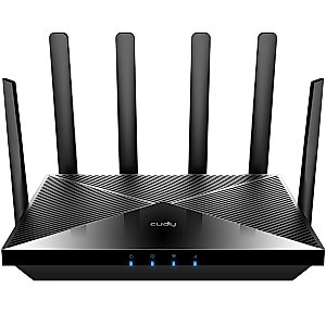 Cudy New 4G LTE Cat 18 WiFi 6 Router, Up to 1.2Gbps 4G LTE Modem, Qualcomm Chipset, 4 x 4 MIMO, AX1800, OpenVPN, Wireguard, Zerotier, Cloudflare, IPv6, Detachable Antennas, Dual SIM, LT18