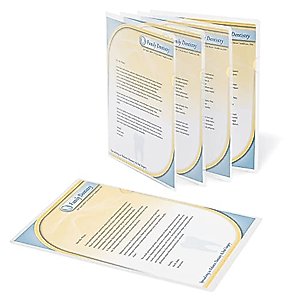Office Depot Poly Project View Folders, Letter Size, Clear, Pack of 10, 741341