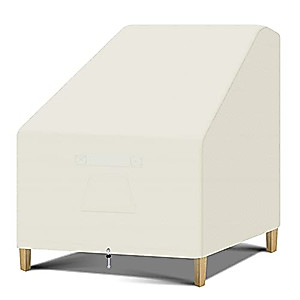 Patio Chair Covers for Outdoor Furniture Lounge Club, Waterproof and Heavy Duty Lawn Adirondack Rocking Chair Covers, Outside Furniture Water Resistant with All Weather Protection