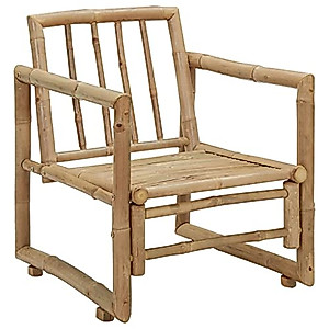 Patio Chairs with Cushions 2 pcs Bamboo Chairs Built for Outdoor Living Perfect Spot for Your Sunset