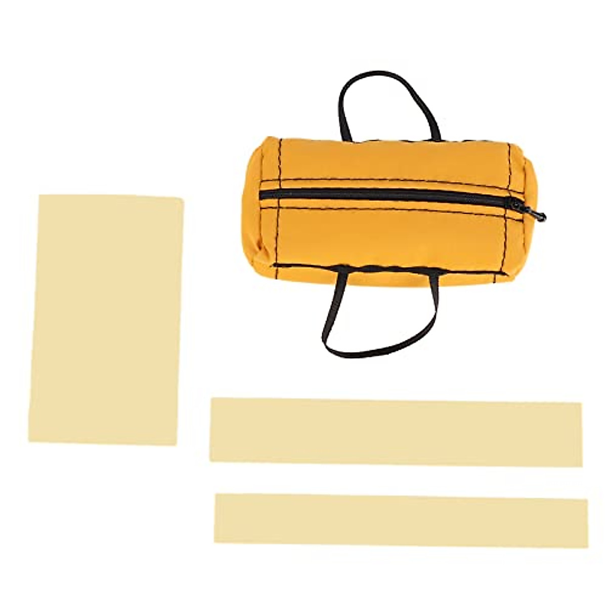 HEEPDD RC Car Luggage Carrying Bag, Fine Workmanship RC 1/10 Mini Luggage Bag Durable Easy to Use for Decoration (Yellow)