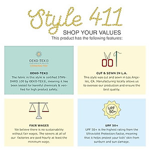 Made in USA Girls' Puff Short Sleeve Rashguard Swimming Shirt Swim Top Rash Guard UPF Sun Protection for Summer Beach Pool and Play, Medium Pink, 7