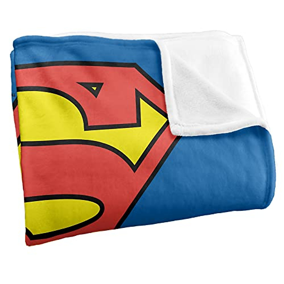 Superman Classic Logo Silky Touch Super Soft Throw Blanket 36" x 58",Classic Logo