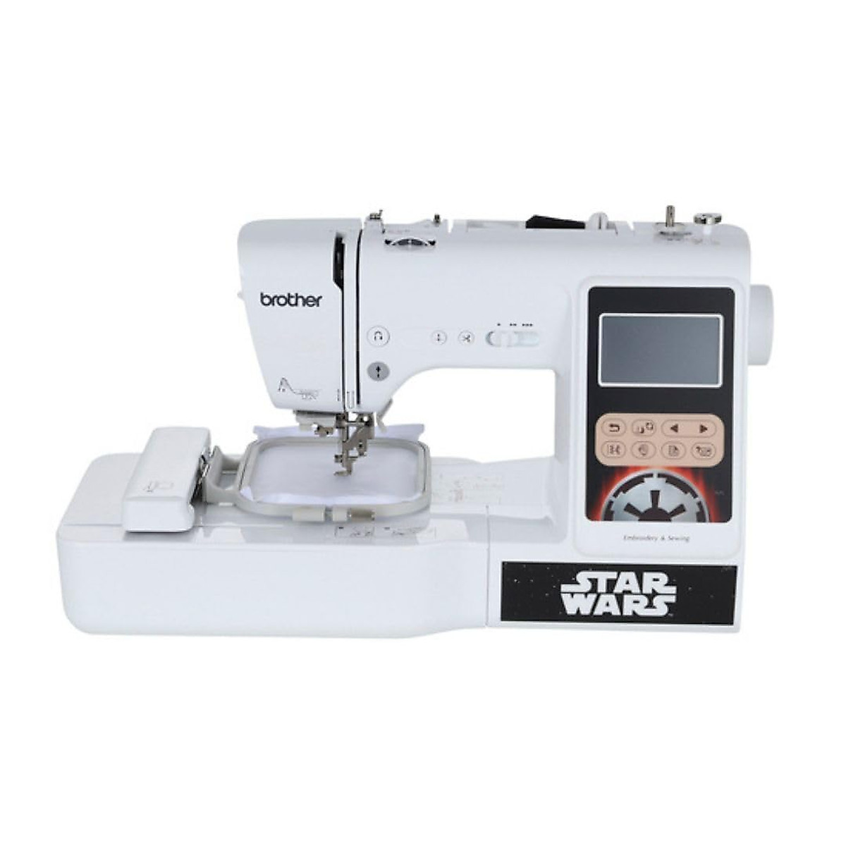 Brother Sewing and Embroidery Machine, 4 Star Wars Faceplates, 10 Downloadable Star Wars Designs, 80 Designs, 103 Built-In...