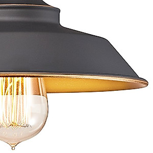 Westinghouse Lighting 6344900 Iron Hill Three-Light Indoor Wall Fixture, 3, Black