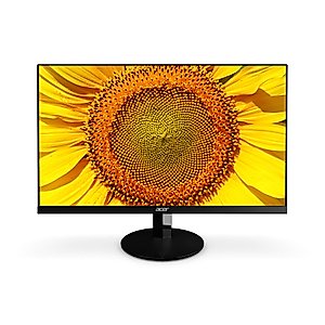 Acer SA240Y Bbmipux 23.8" Full HD (1920 x 1080) IPS Ultra-Slim Edge-to-Edge Monitor with AMD Radeon FreeSync Technology, 1ms VRB, (USB 3.1 Type-C Port, Display Port & HDMI Port), Black